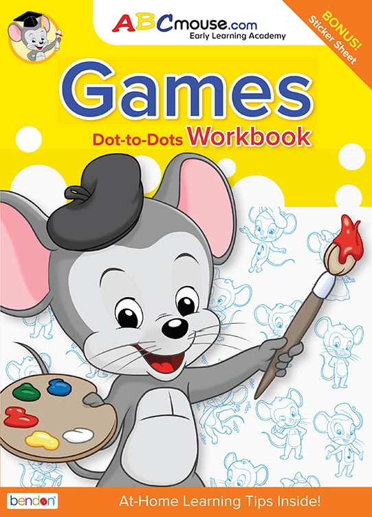 ABCmouse Dot-to-Dots 80 Page Game Book by Bendon Publishing - Walmart.com
