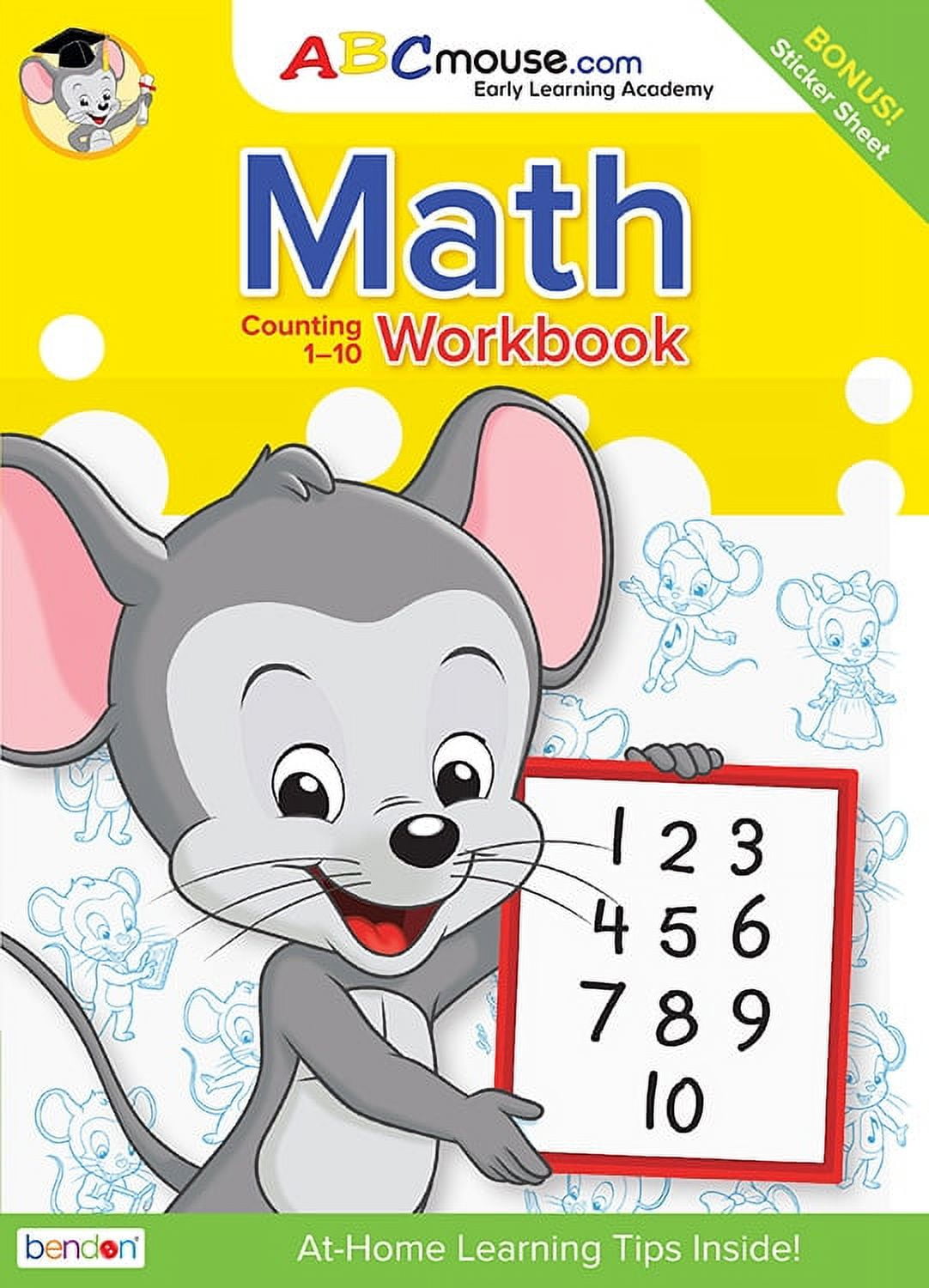ABCmouse Learn To Count 80 Page Workbook with Stickers by Bendon ...