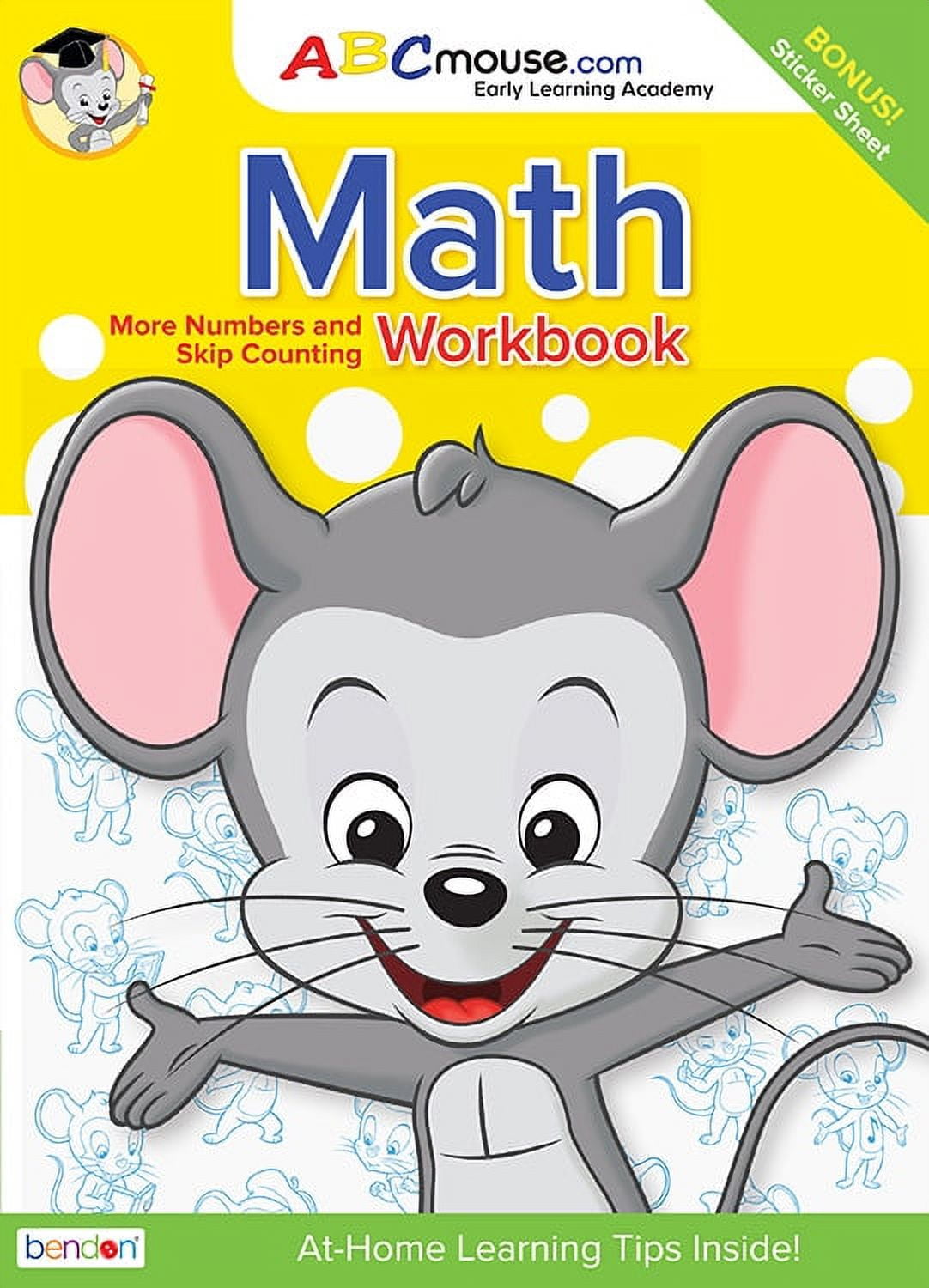 ABCmouse Math and Numbers 80 Page Workbook with Stickers by Bendon ...