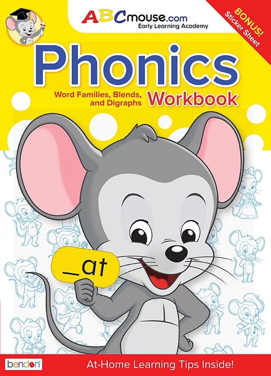 ABCmouse Phonics Word Families 80 Page Workbook with Stickers by Bendon ...
