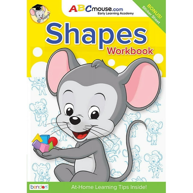 ABCmouse Shapes 80 Page Workbook with Stickers by Bendon Publishing ...
