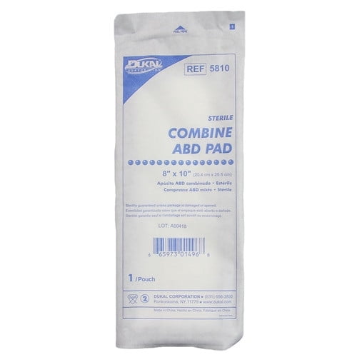 ABD Combine Pad, Sterile, 8