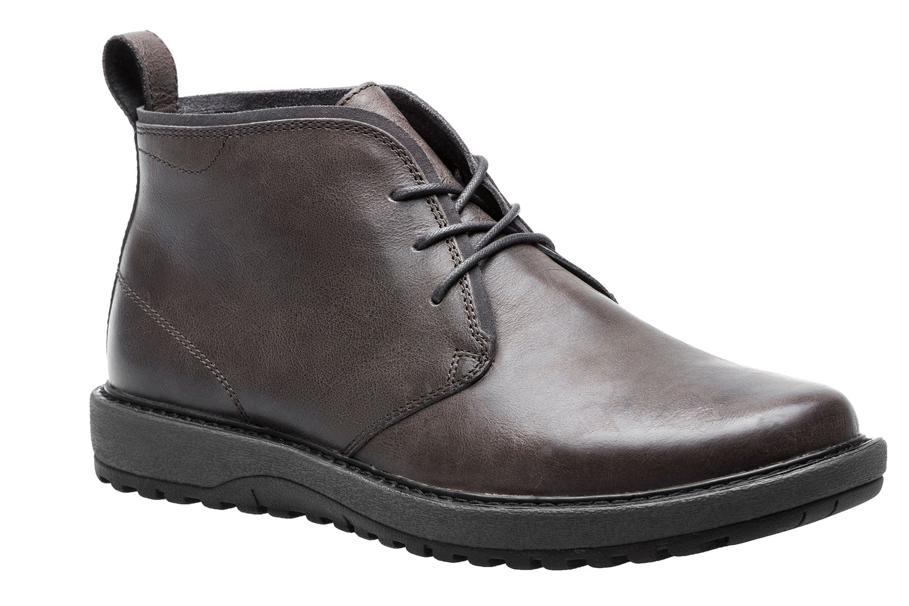 ABEO Men’s Leather Boots Charcoal - Walmart.com