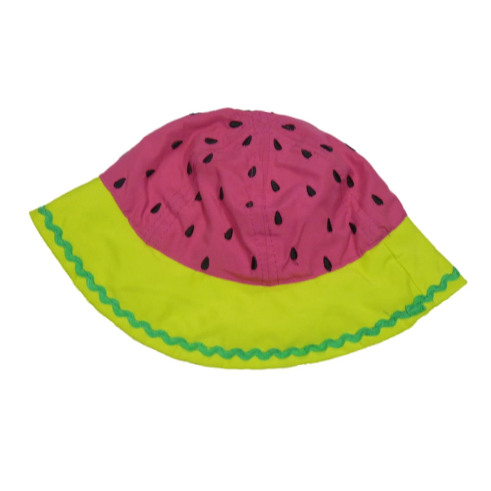 ABG Infant Girls Pink Watermellon Dot Sun Hat Floppy Bucket Cap ...