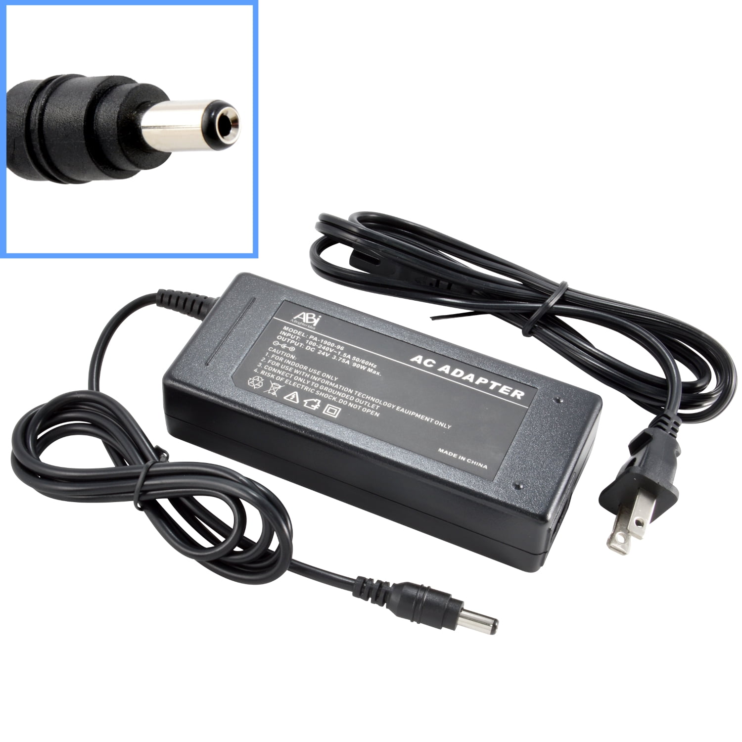 ABI 24V 90W 3.75A AC Adapter Power Supply Driver for 24V LED Strip ...
