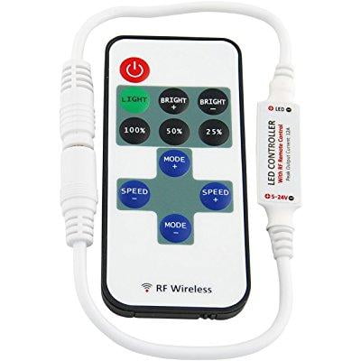ABI Inline RF Remote Control Dimmer Switch for LED Strip Light ...