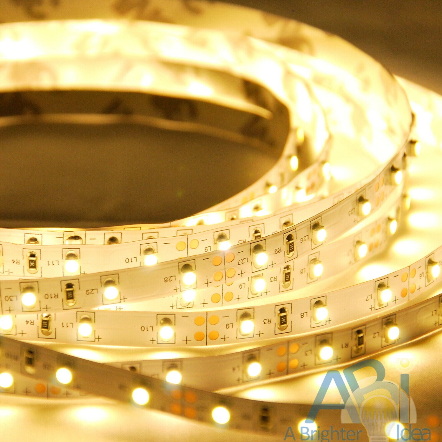 ABI Warm White Flexible LED Strip Light, 300 LEDs, 5 Meters / 16.4 FT ...