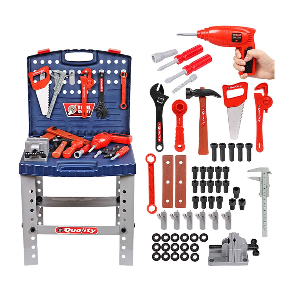 ABIDE 68 Pcs Kids Tool Set Bench - Electronic Drill, STAM Education Toy ...