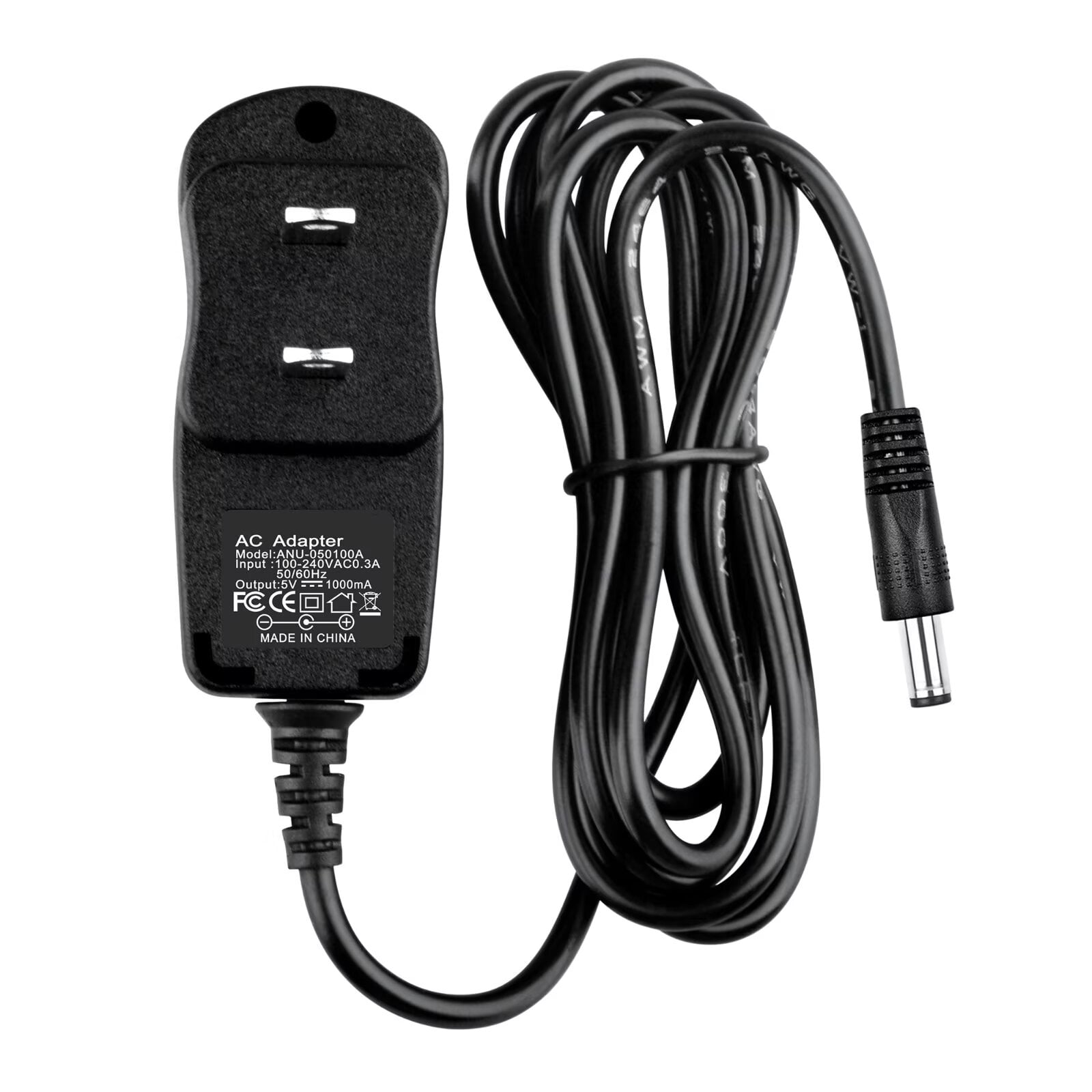 ABLEGRID 5V 1A AC/DC Adapter Power Supply Charger DC 5 Volt 1 Amps ...