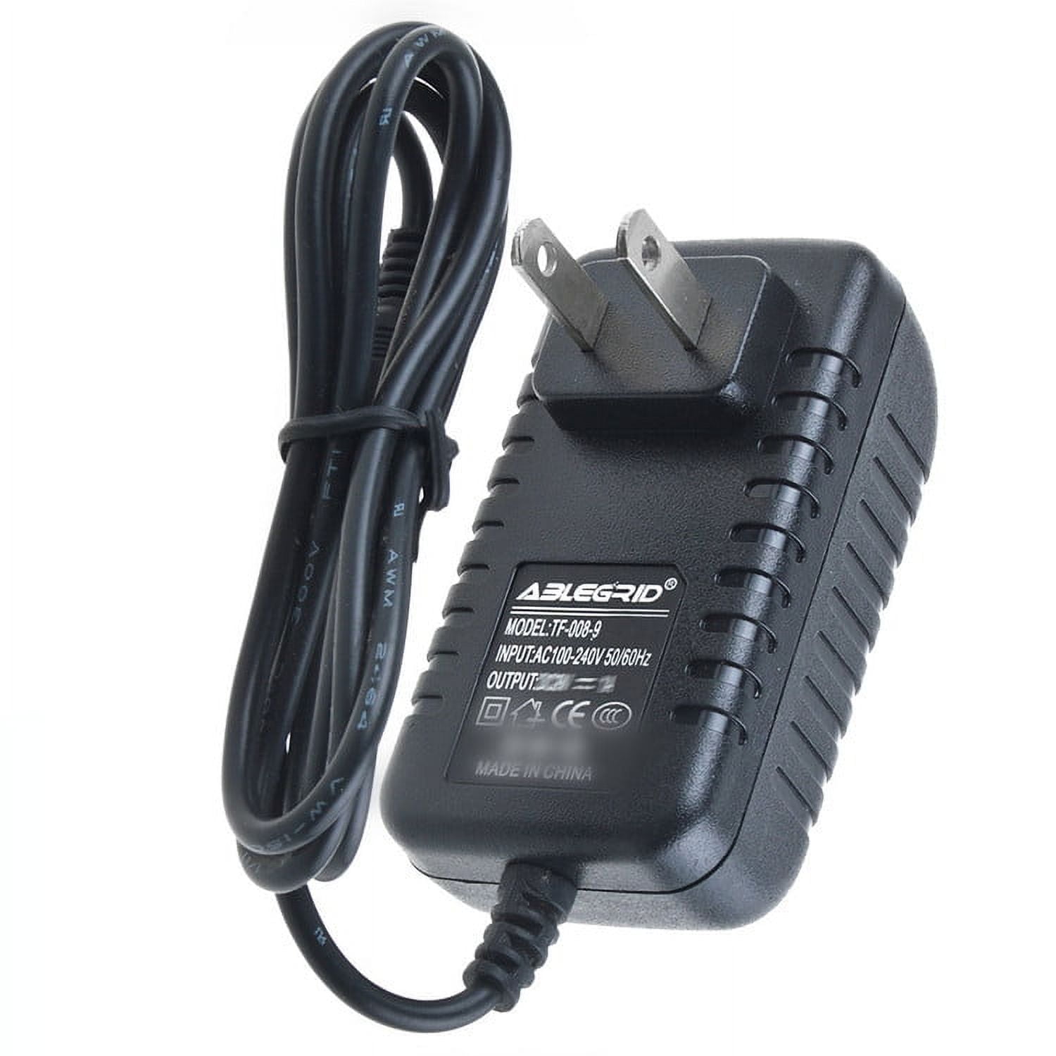 ABLEGRID AC / DC Adapter For Lathem FR700 FaceIN Facial Recognition ...