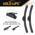 ABLEWIPE 28"+14" Fit for Toyota Corolla 2019-2021 Windshield Wiper ...