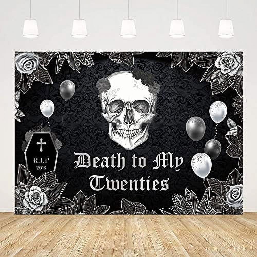 ABLIN 7x5ft Death to My Twenties Backdrop for Thirties Birthday Party ...