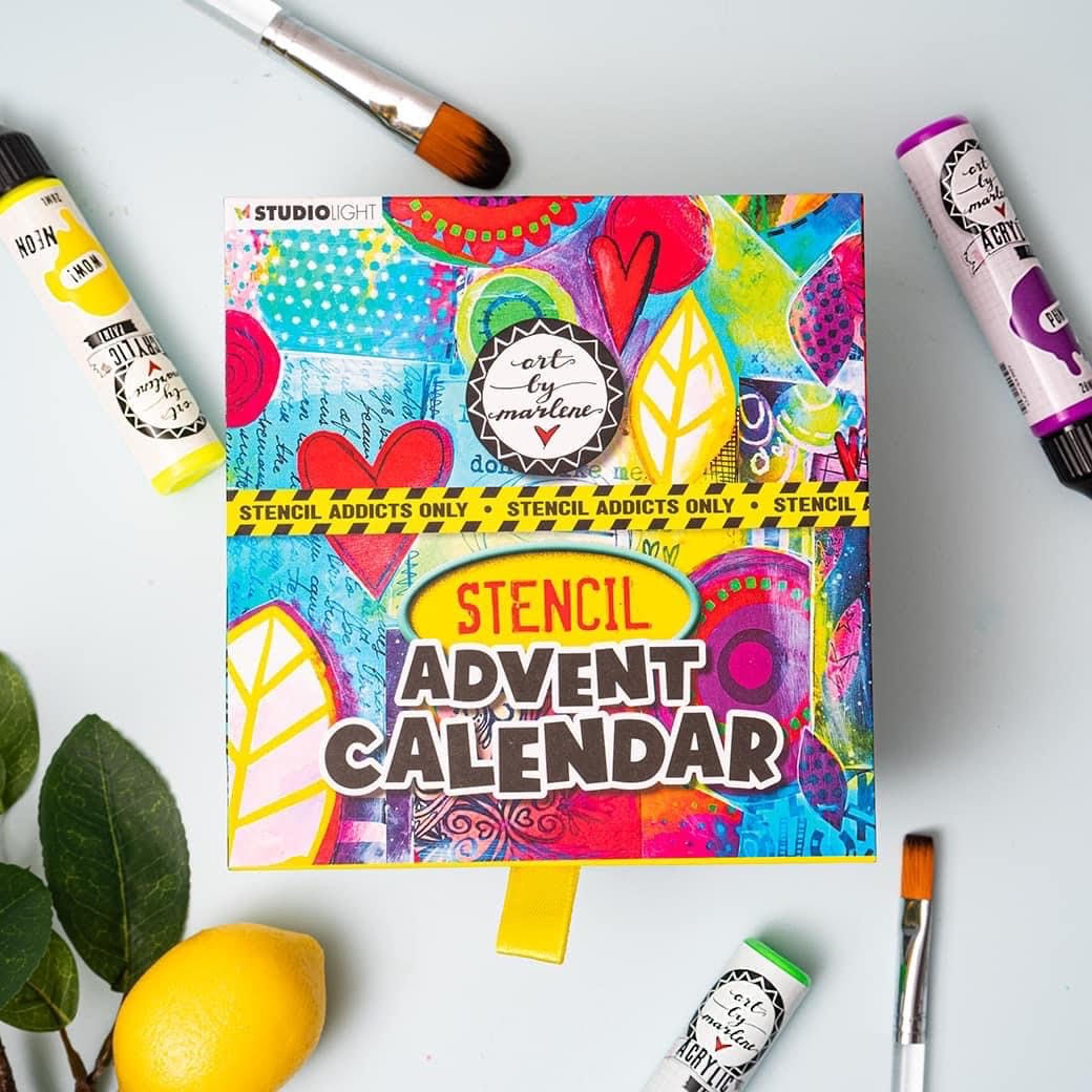 ABM Advent Calendar Stencil Addicts Only - Essentials - Walmart.com