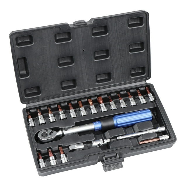 ABN Automotive Torque Wrench Set, 20-200 Inch Pound, 1/4 Drive with ...
