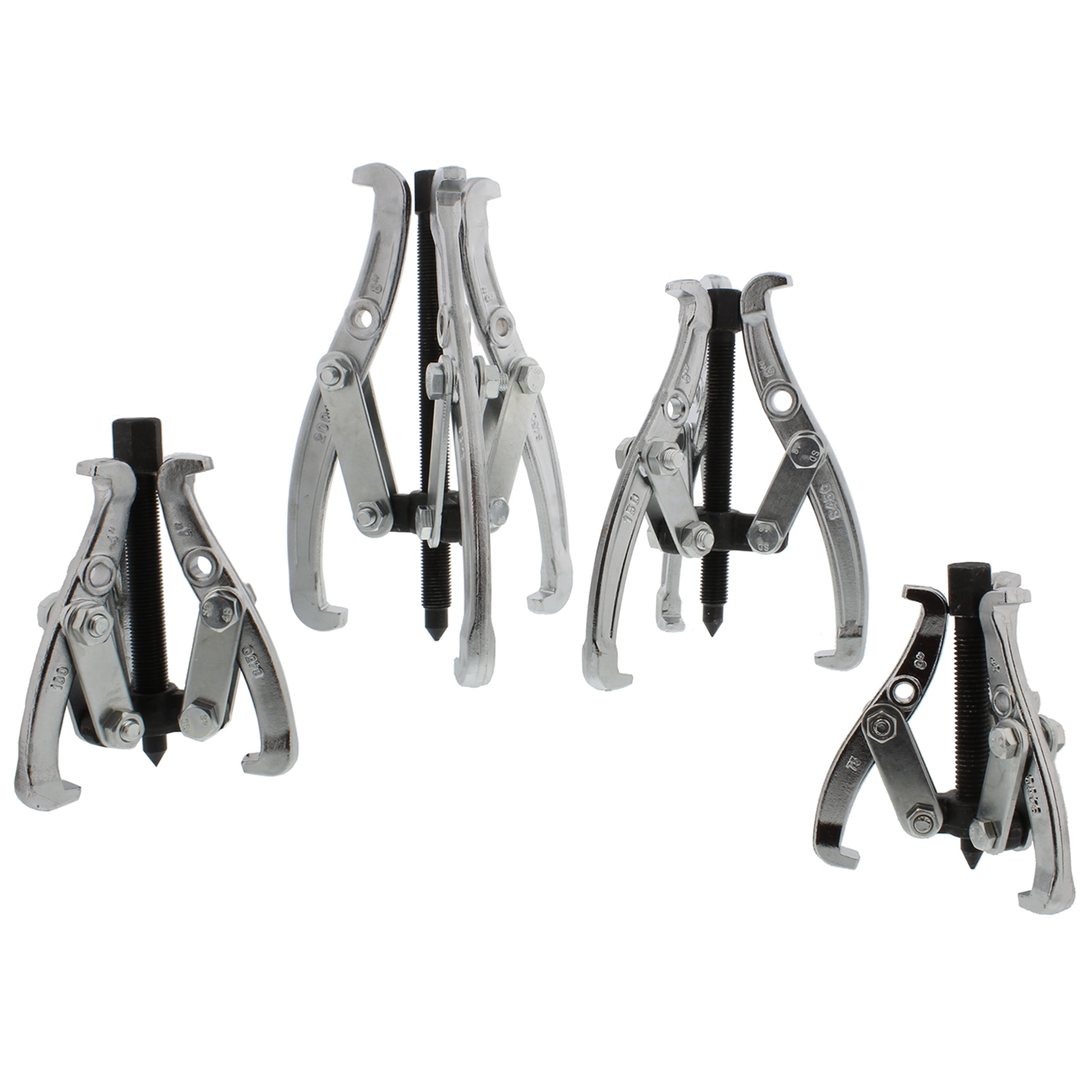 ABN 3-Jaw Gear Puller 4-Piece Set – Removal Tool Kit for Gears Pulley ...