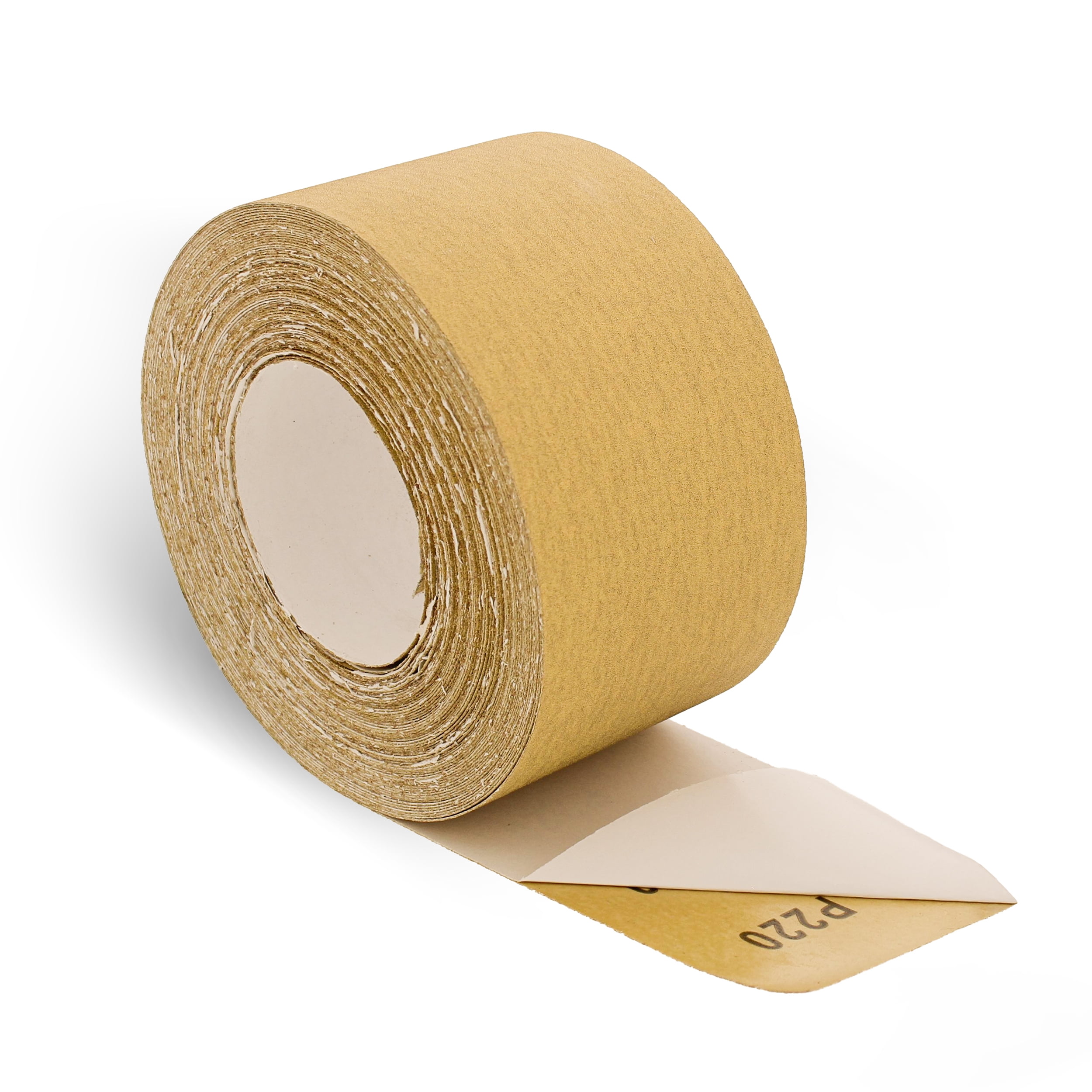 ABN Adhesive 220-Grit Sandpaper Roll 2-3/4” Inch x 20 Yards Aluminum ...