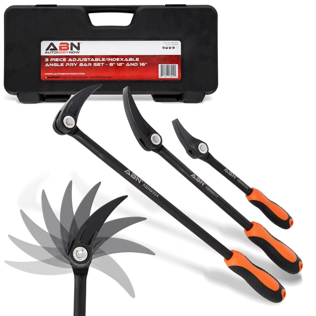 ABN | Adjustable Pry Bar Set Heavy Duty Indexing Pry Bar Set Automotive ...