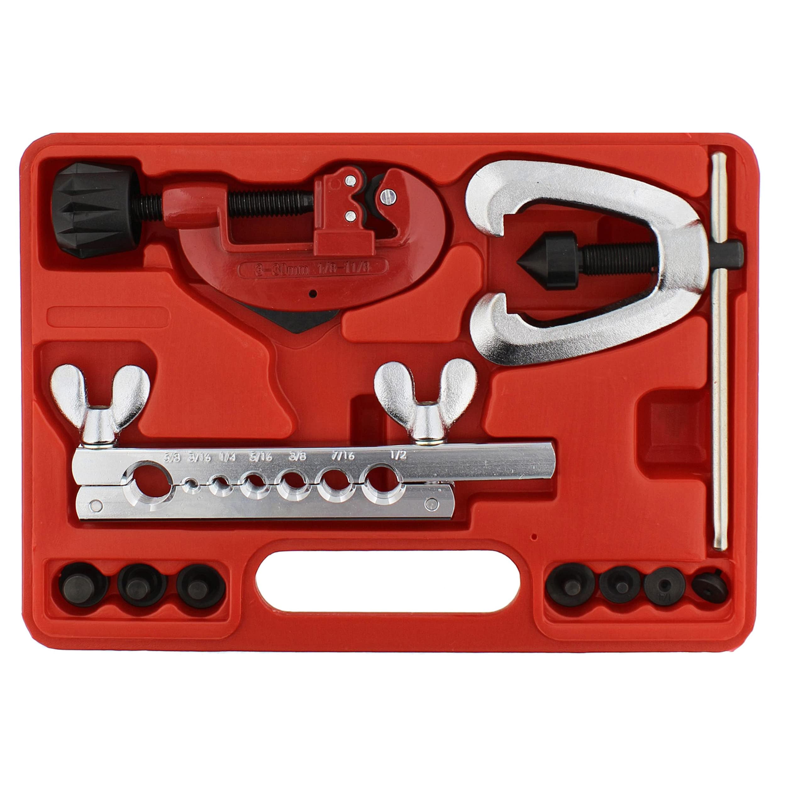 ABN Double Flaring Tool Kit with Brake Line Bender Flare Tool and Pipe ...