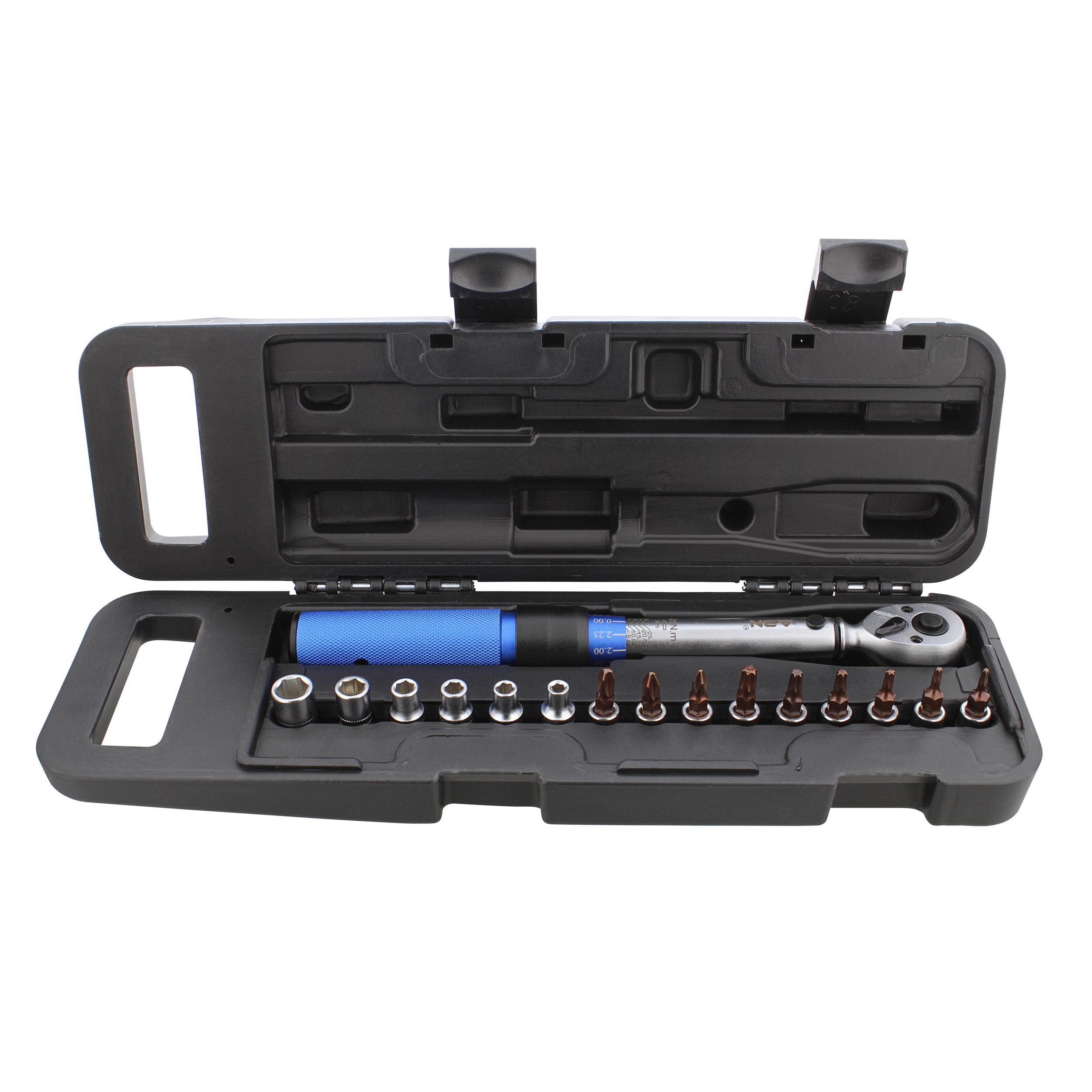 ABN Dual Direction Click Torque Wrench 1/4 Drive 40-200 in/lb (5-25 Nm ...