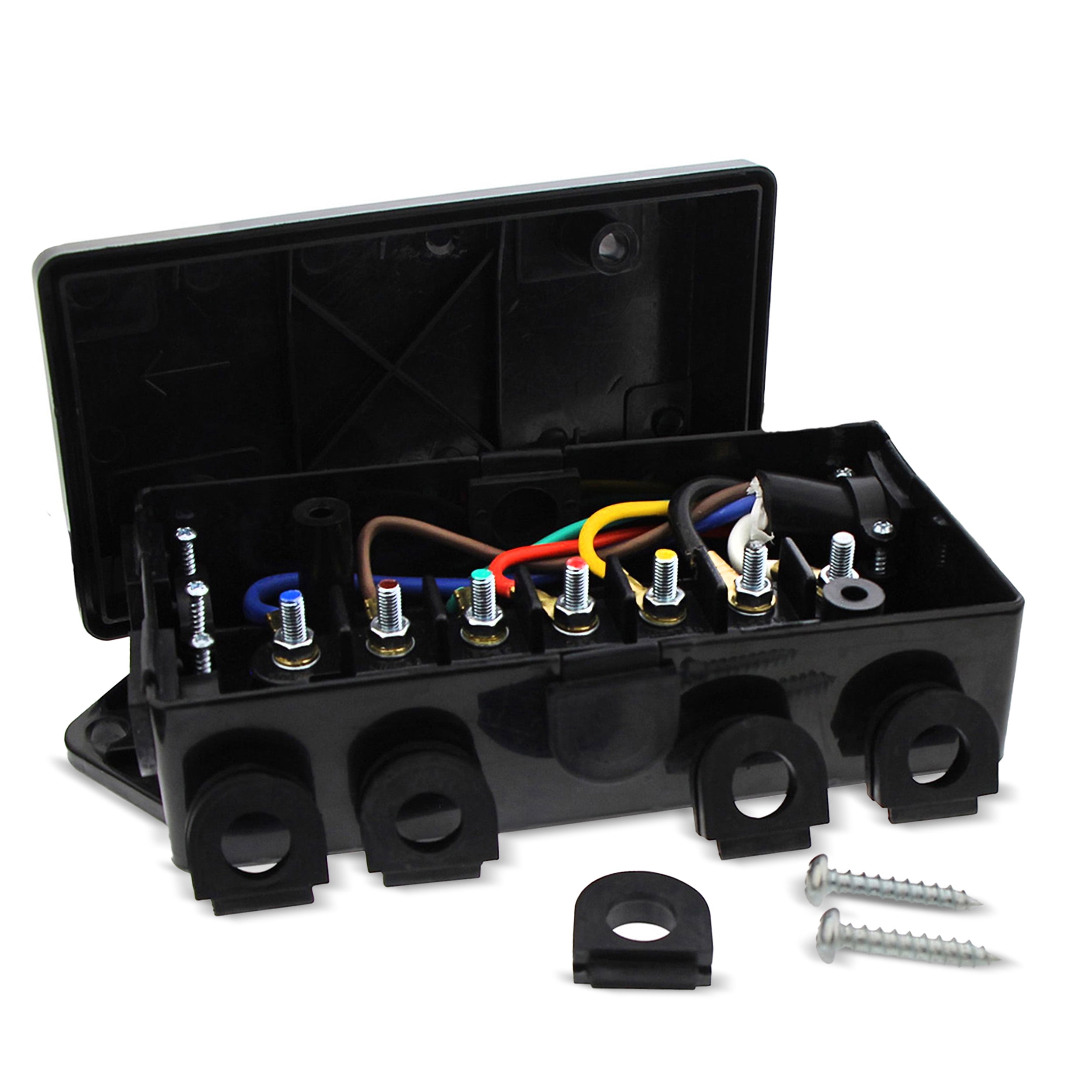 ABN Electrical Wire Connector 7 Gang/Pole Junction Box 1-Pack for ...