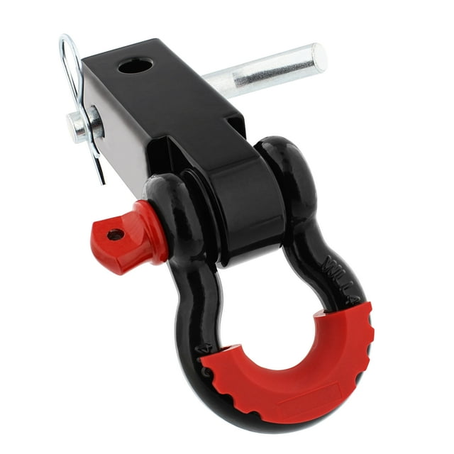 ABN 2 Inch Hitch Shackle Receiver with D Ring - Universal Fit, Easy to ...