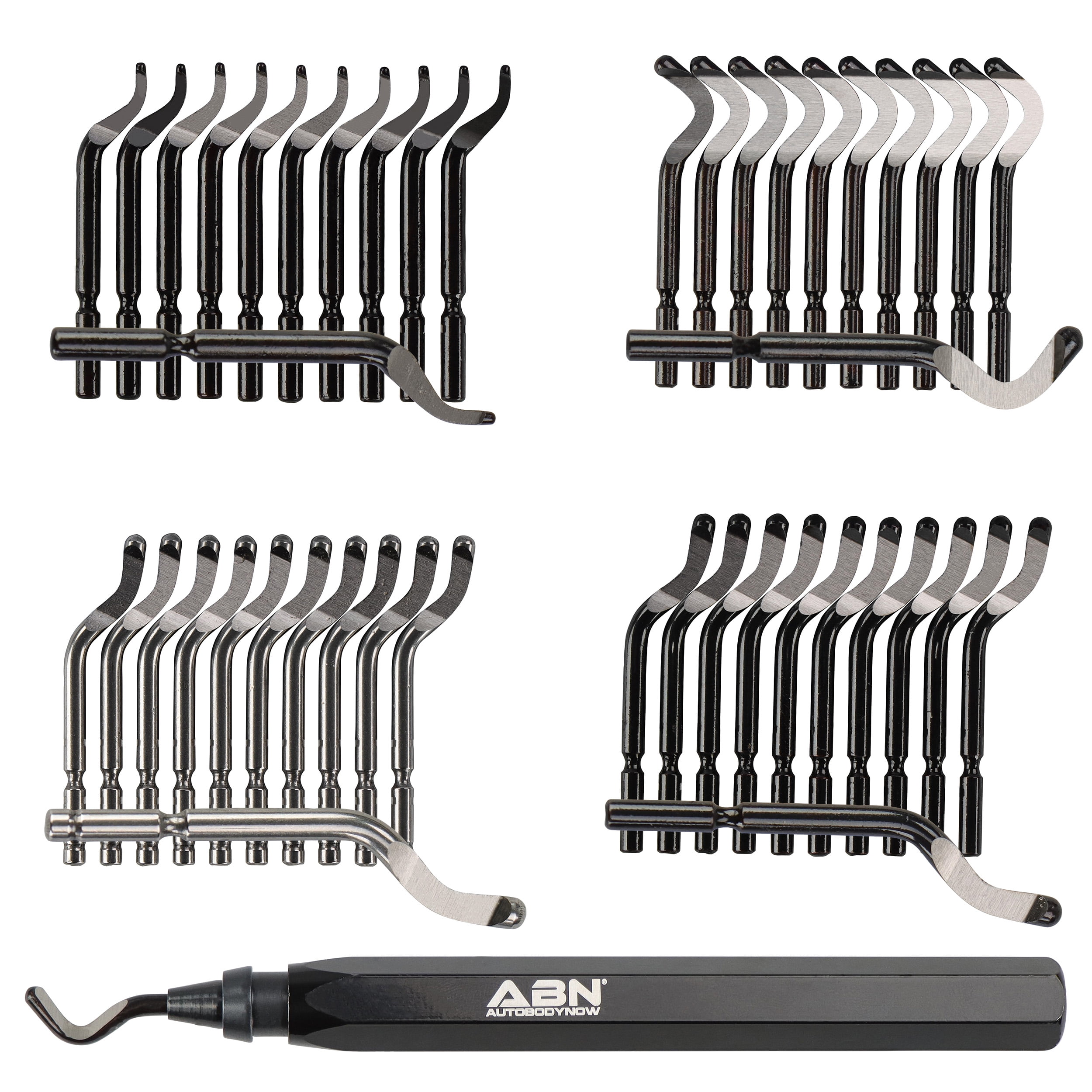 ABN Metal Deburring Tool for Resin or Plastic - 42 Pc Deburring Tools ...