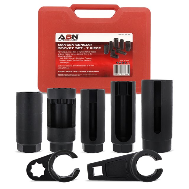 ABN Oxygen O2 Sensor Socket 7-Piece Tool Kit 22mm (7/8” Inches) 27mm ...