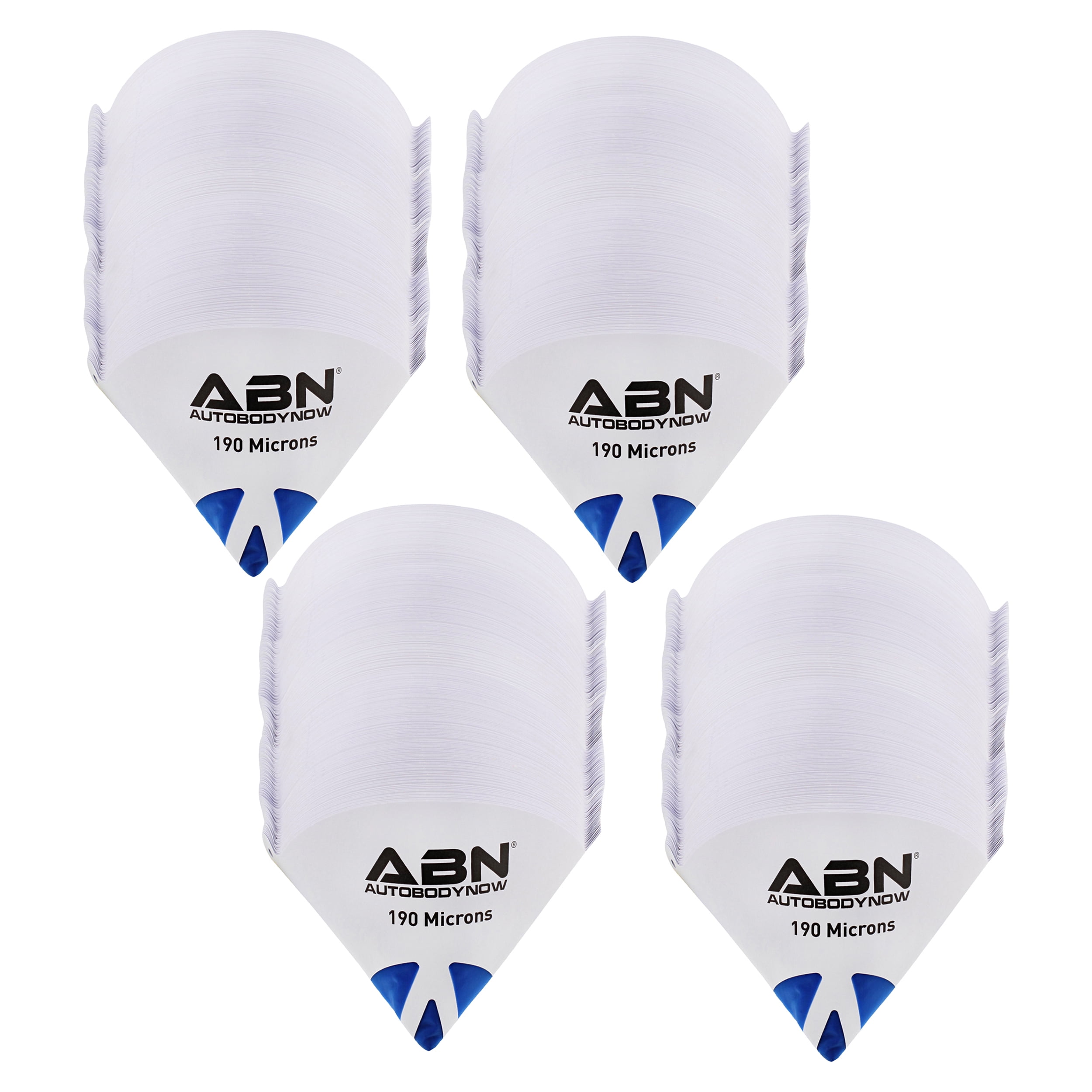 ABN Paint Strainer Mesh Funnel 190 Micron 1000ct Disposable Blue Mesh ...