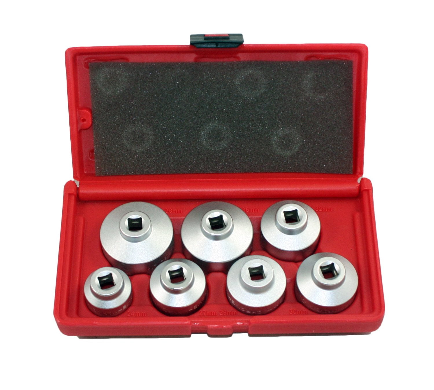 ABN Automotive Car Oil Filter Cap Wrench, 7-Piece Socket Set Tool Kit ...