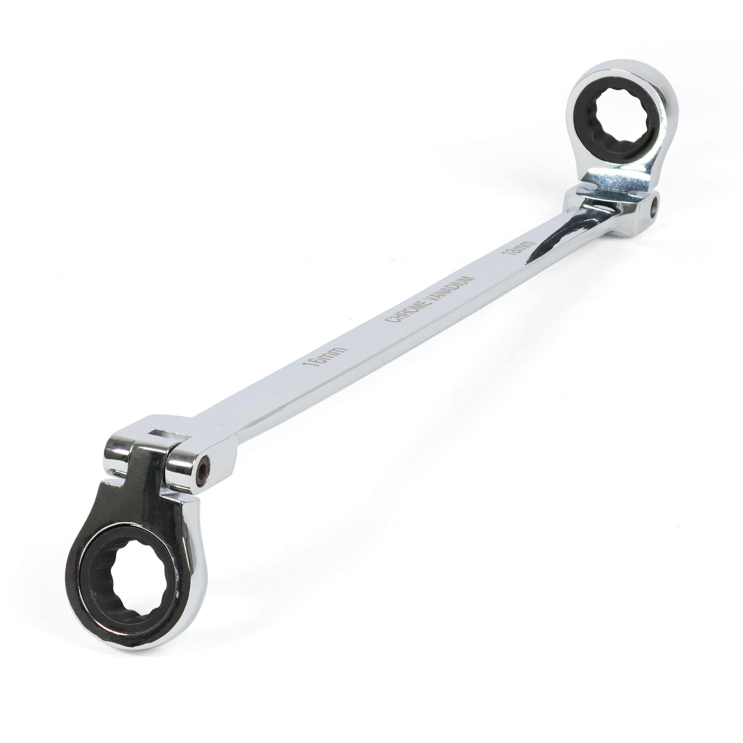 ABN Ratcheting Wrench 16 and 18mm Double End Flex Head Metric ...