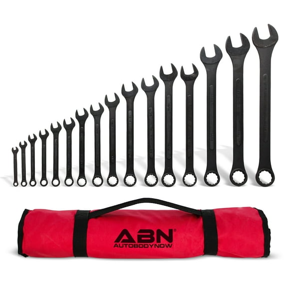 ABN SAE Wrenches Set - 16 Piece Combination Wrenches Set Standard with ...