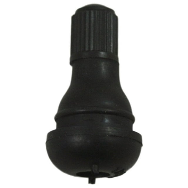 ABN Snap-In Short Black Rubber Valve Stem (TR412) 12-Pack Tubeless 0.453” Inch Rim Holes ...