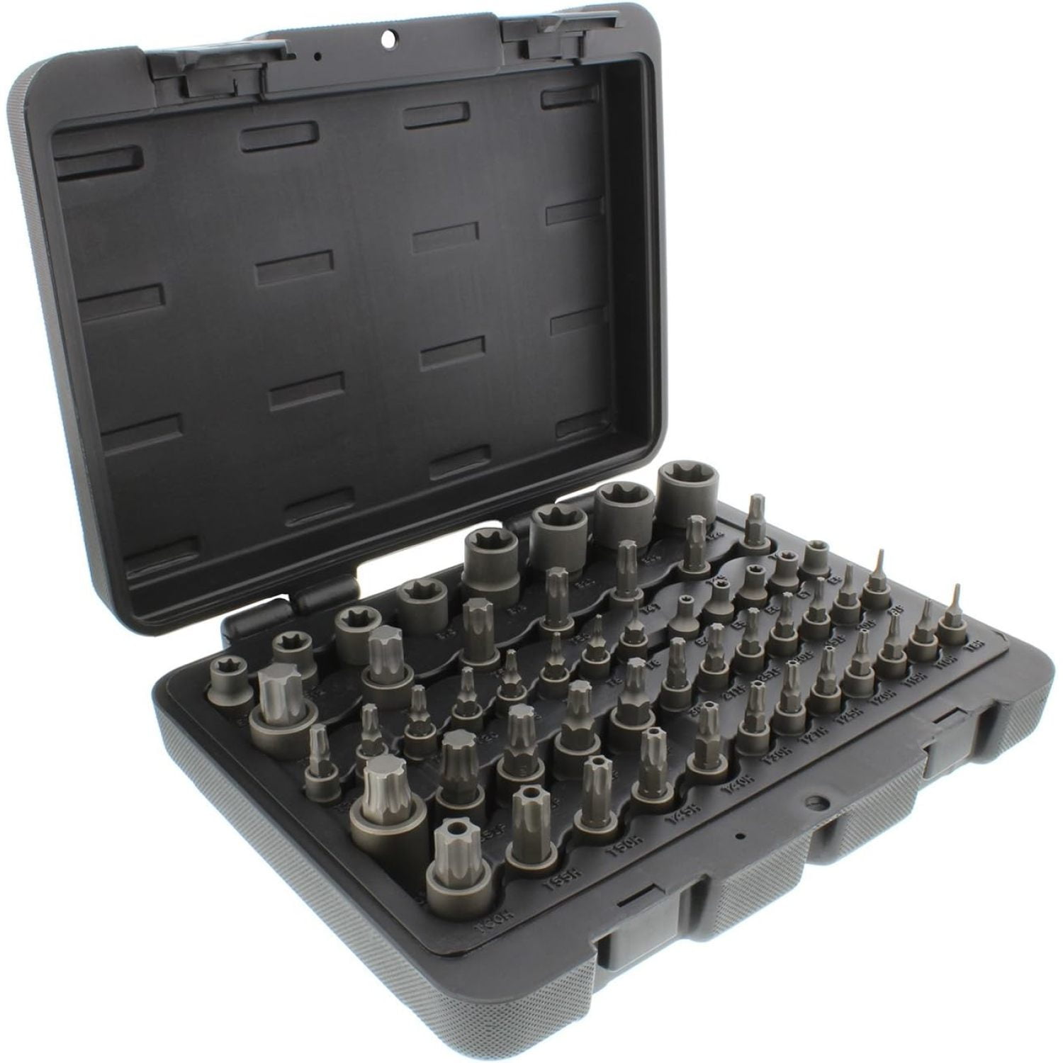 ABN Star Torx Bit Socket 52-Piece Set – SAE 1/4, 3/8, 1/2in 4-Point ...