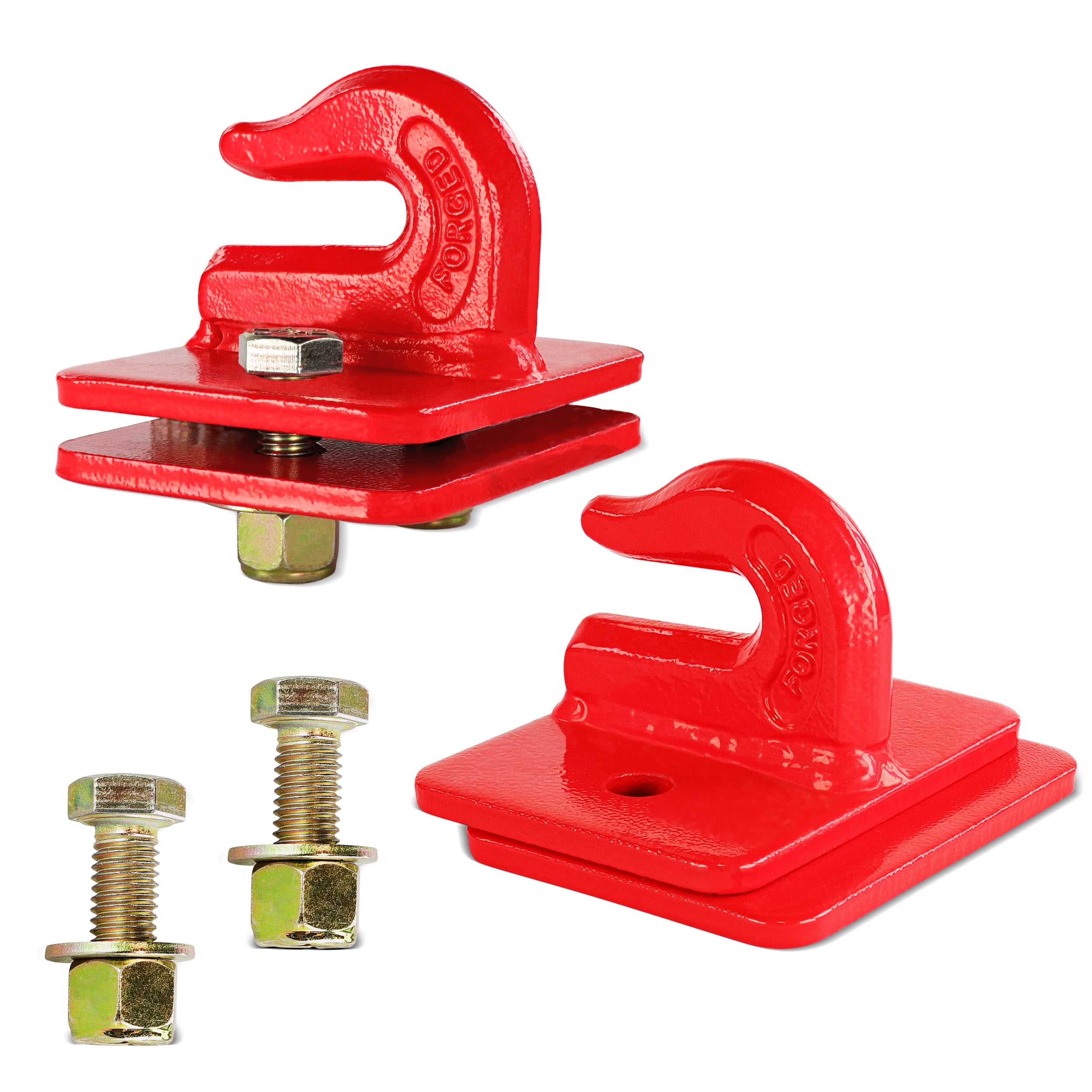 ABN Tractor Bucket Hooks - 2pk 3/8in Tractor Bucket Grab Hook Steel ...