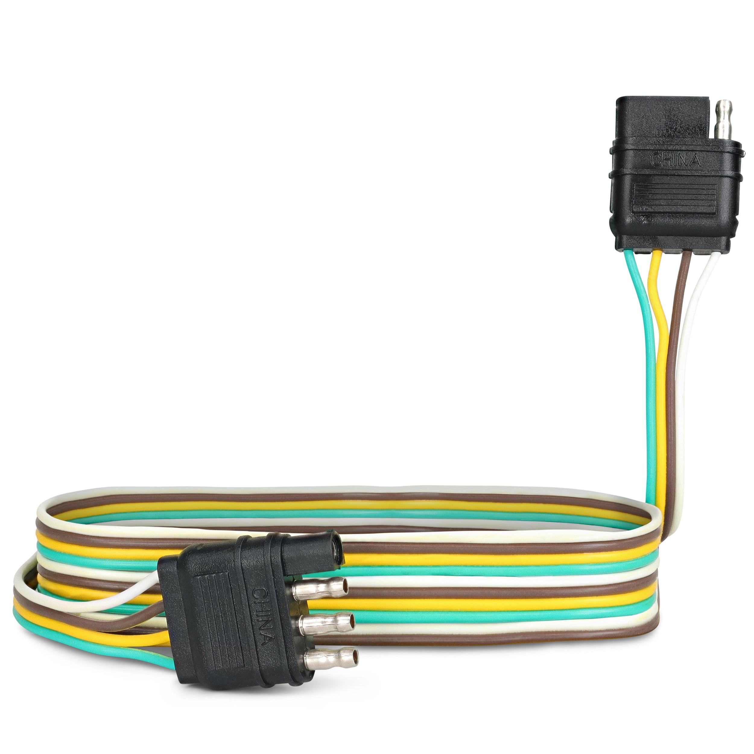 ABN Trailer Wiring Harness Extension 4 Pin Trailer Wiring Connector - 4 ...