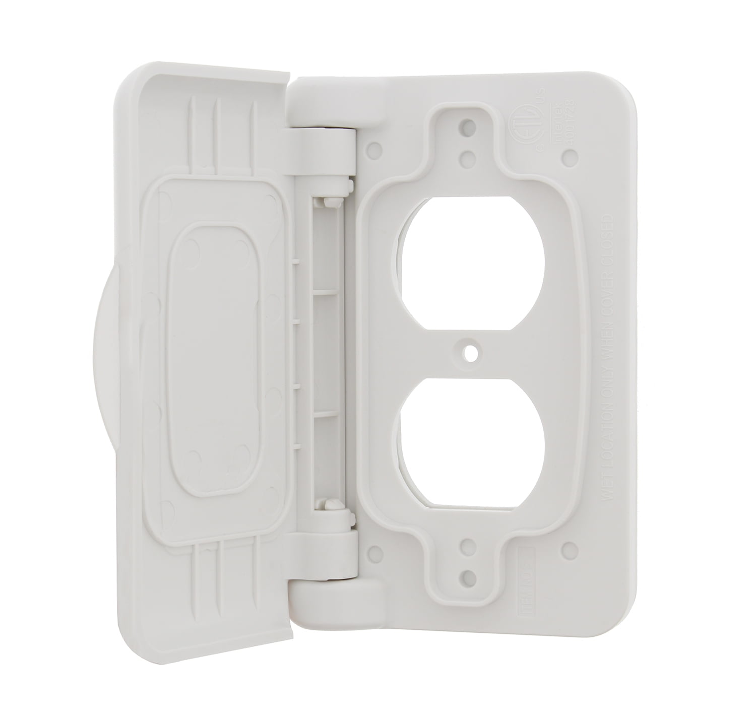 ABN Weatherproof Receptacle Cover in White for RV Outdoor Electrical ...