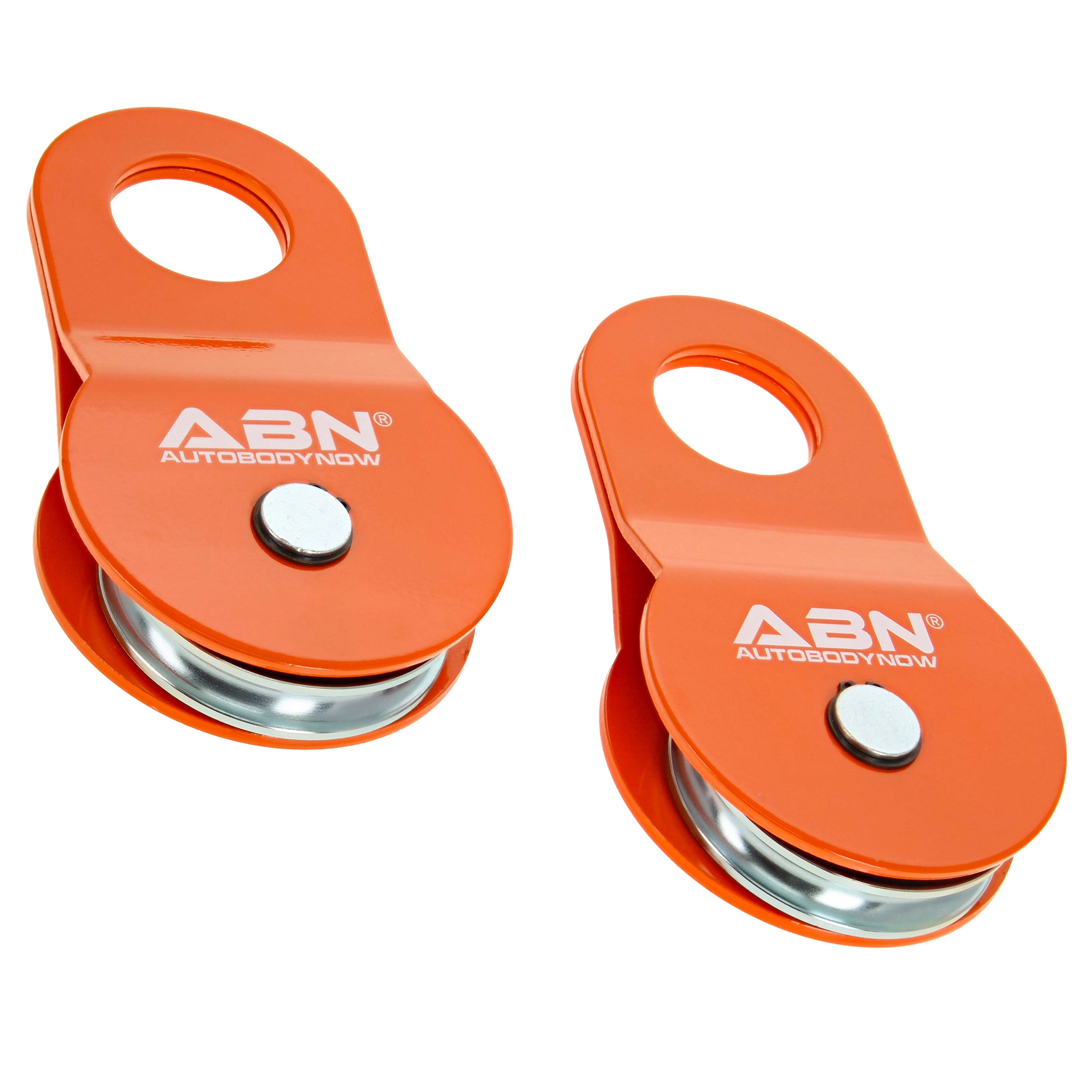 ABN Winch Snatch Block Pulley - 2pk 9 Ton (18000lb) Cap Rope Pulley ...