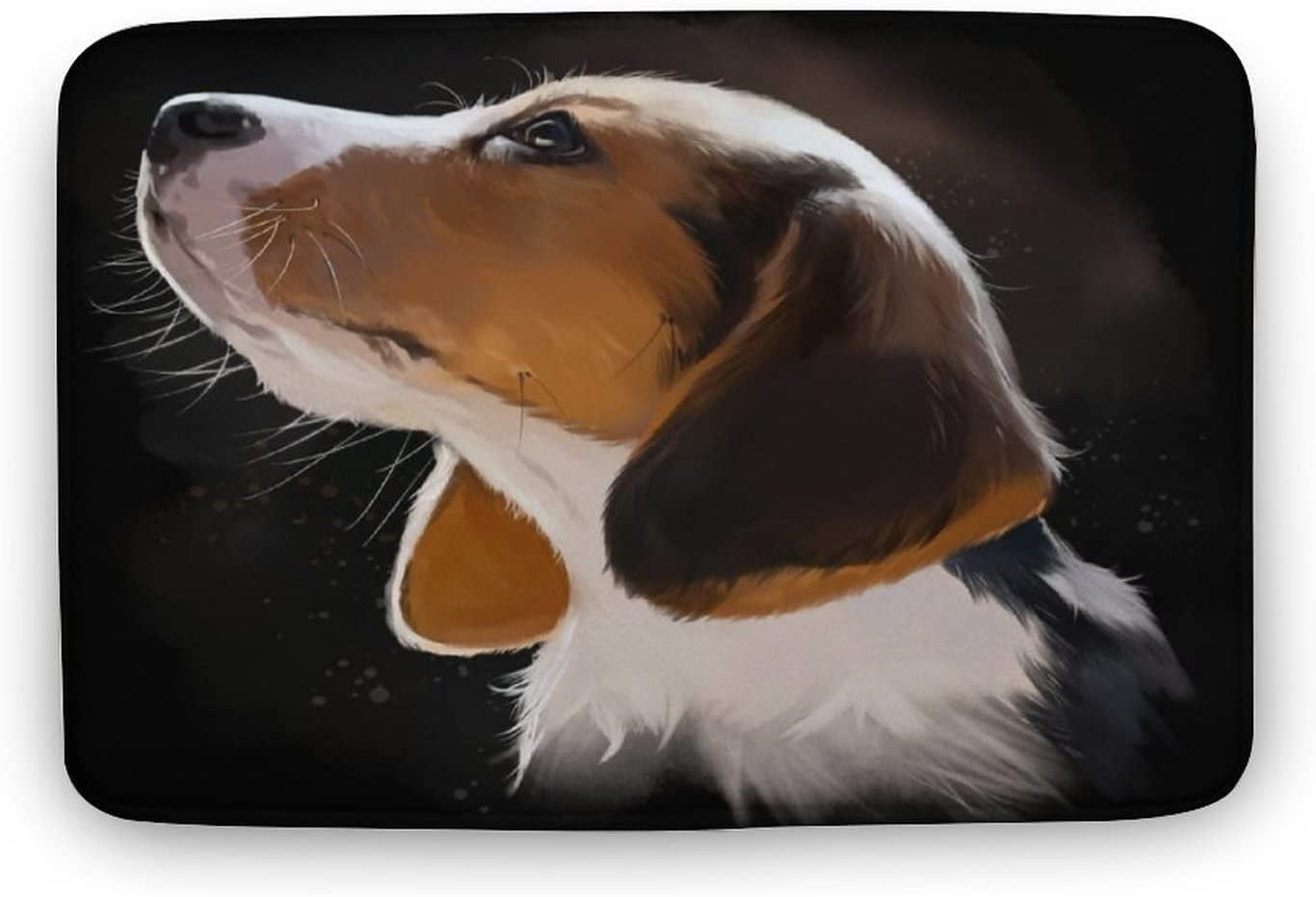 ABOAKRL Bathroom Rugs Mat Cute Beagle Puppy Watercolor Dog Bath Rugs ...