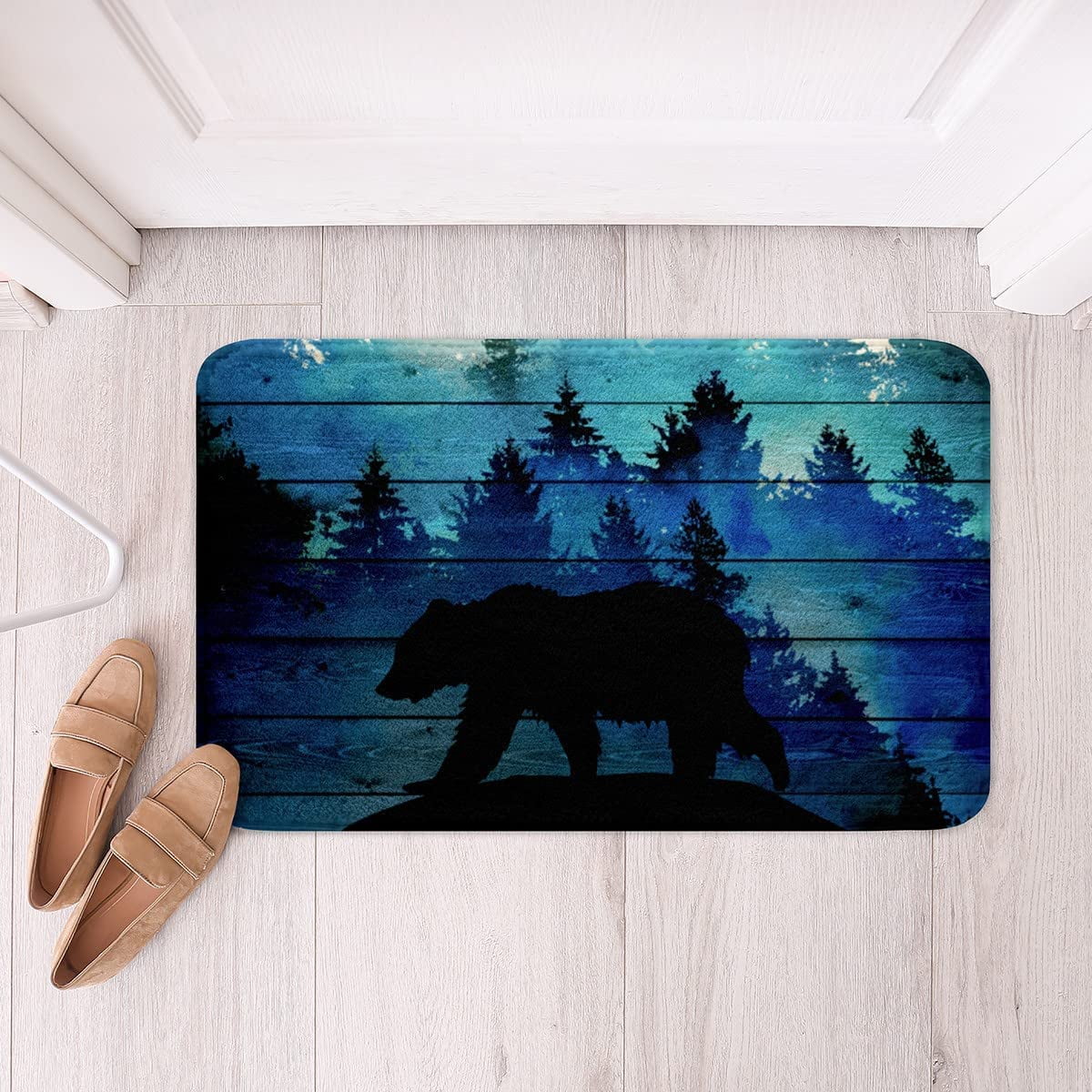 ABOAKRL Bear Wild Animals Funny Doormat Home Decor Mats Indoor Doormat ...