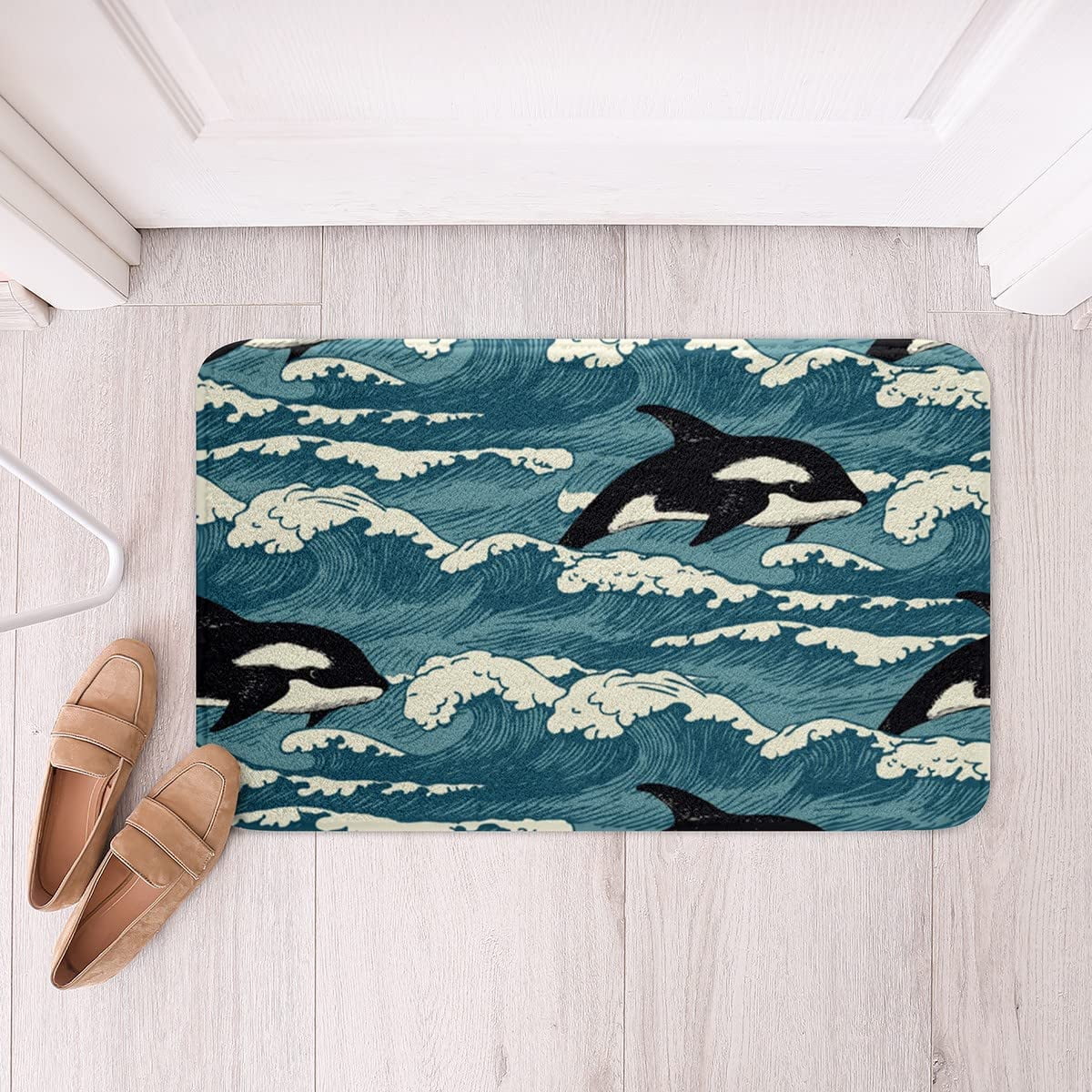 ABOAKRL Cartoon Dolphin Funny Doormat Home Decor Mats Indoor Doormat ...