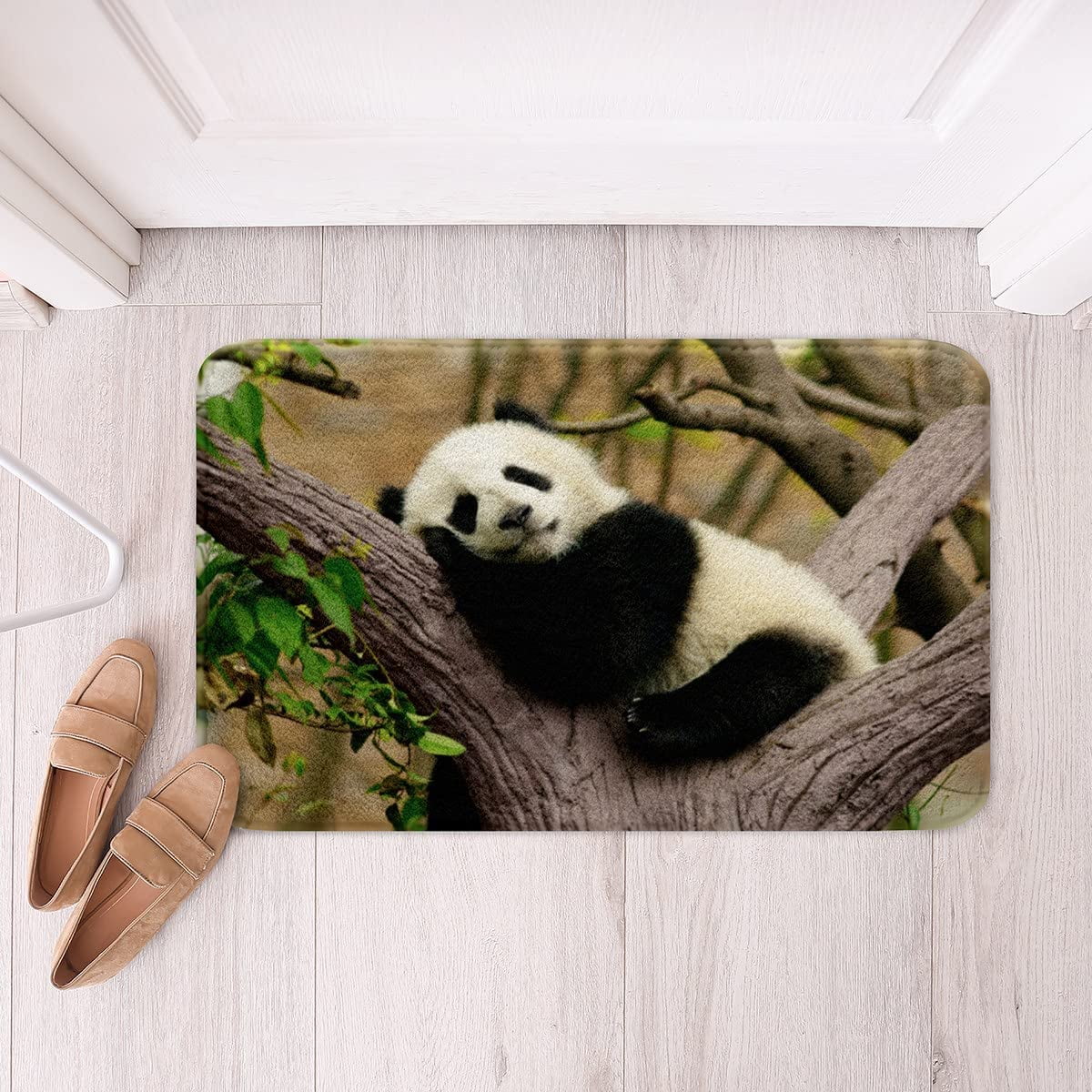 ABOAKRL Cute Panda Funny Doormat Home Decor Mats Indoor Doormat Non ...