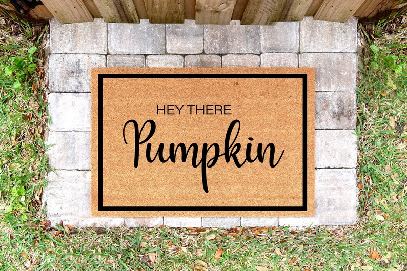 ABOAKRL Hey There Pumpkin Funny Doormat Home Decor Mats Indoor Doormat ...
