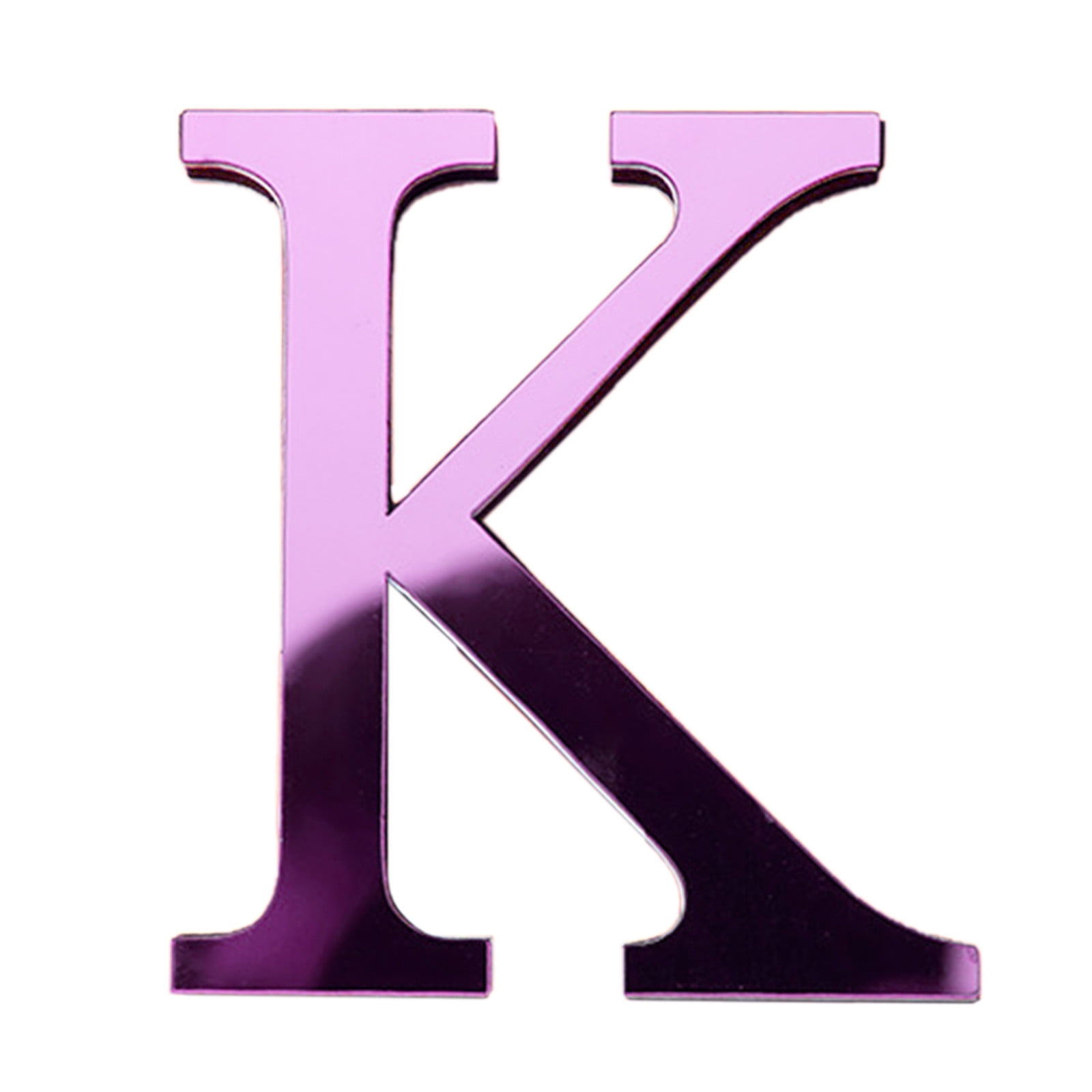 ABODELINE 3D Acrylic Alphabet Mirror Wall Stickers Letter Self-Adhesive ...