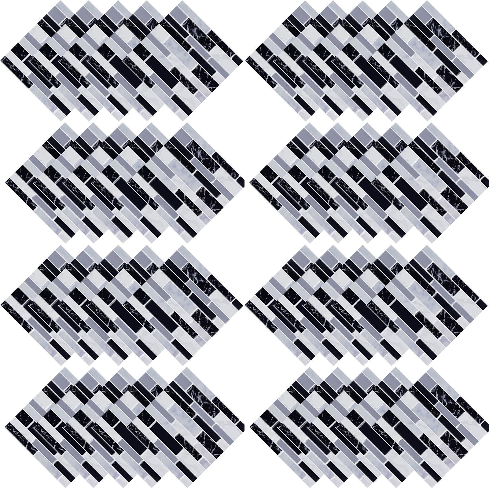 ABODELINE 40 Sheets Peel and Stick Tile Backsplash, 15x15 CM Light ...