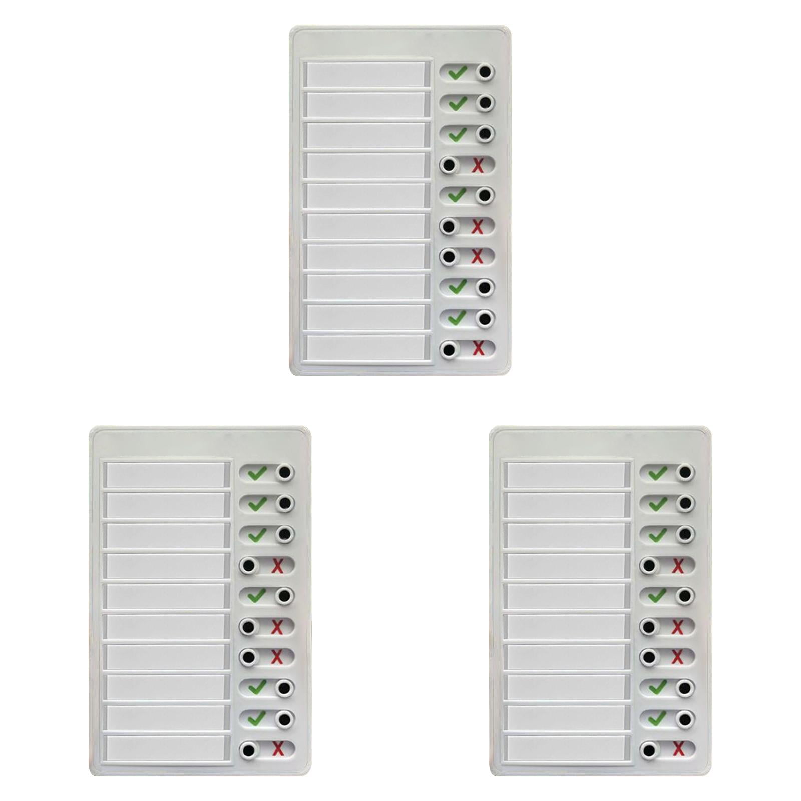 ABODELINE Blank to Do List Boards Chore Checklist Boards for Kids Stick ...