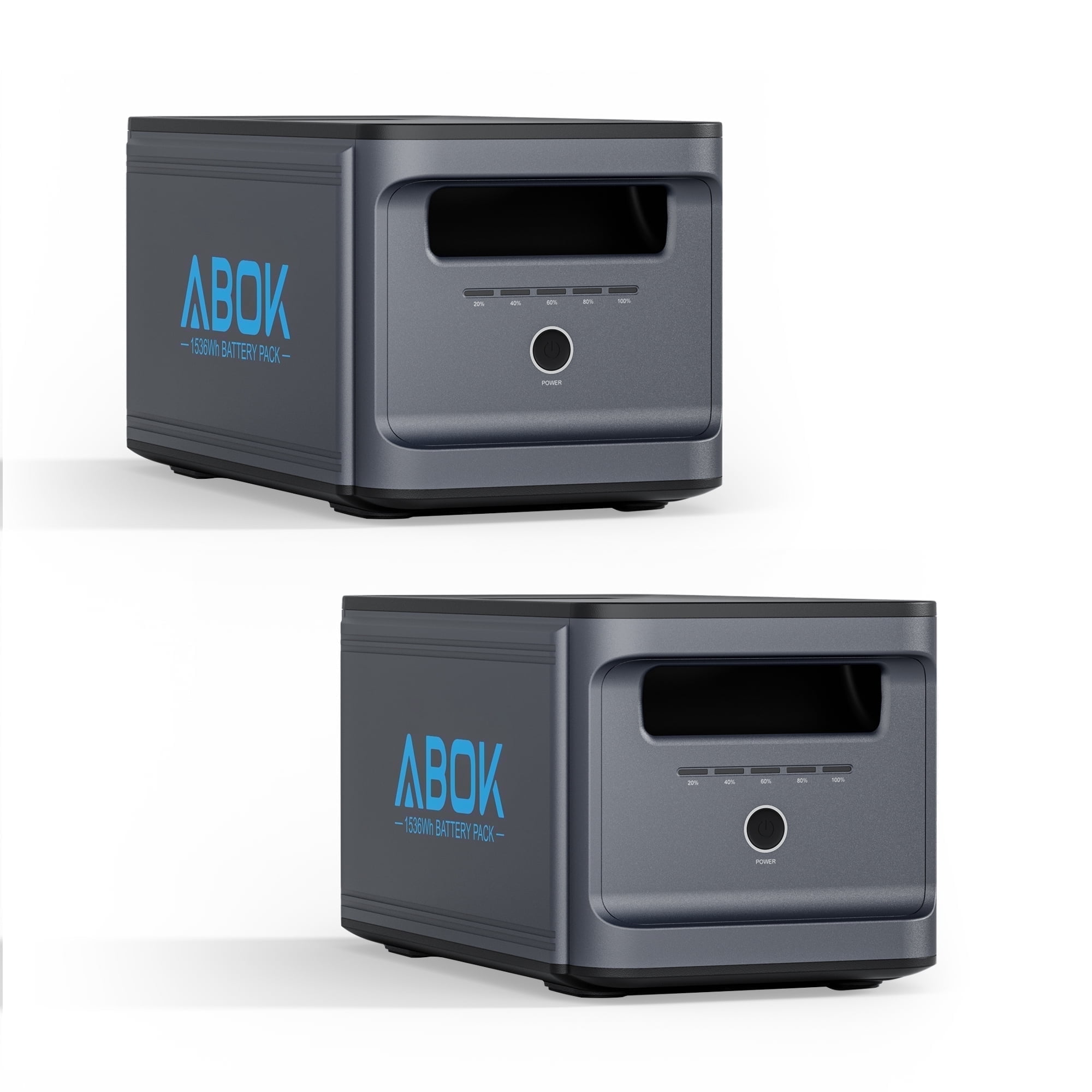 ABOK Ark2000 3072Wh Battery 2-Pack – LiFePO4 Add-On to Reach Max ...