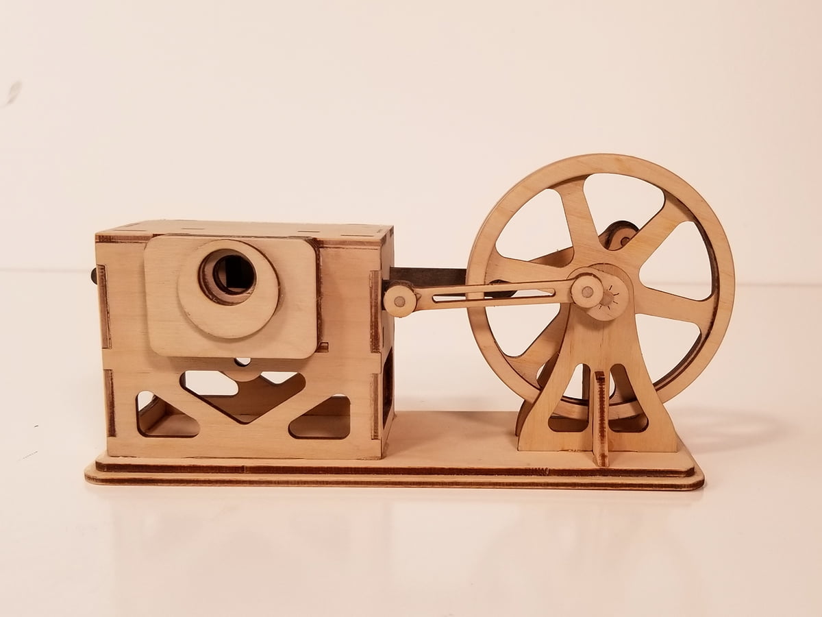 Air Powered Wooden Hobby Kit | Build A Model Steam Engine with Moving ...