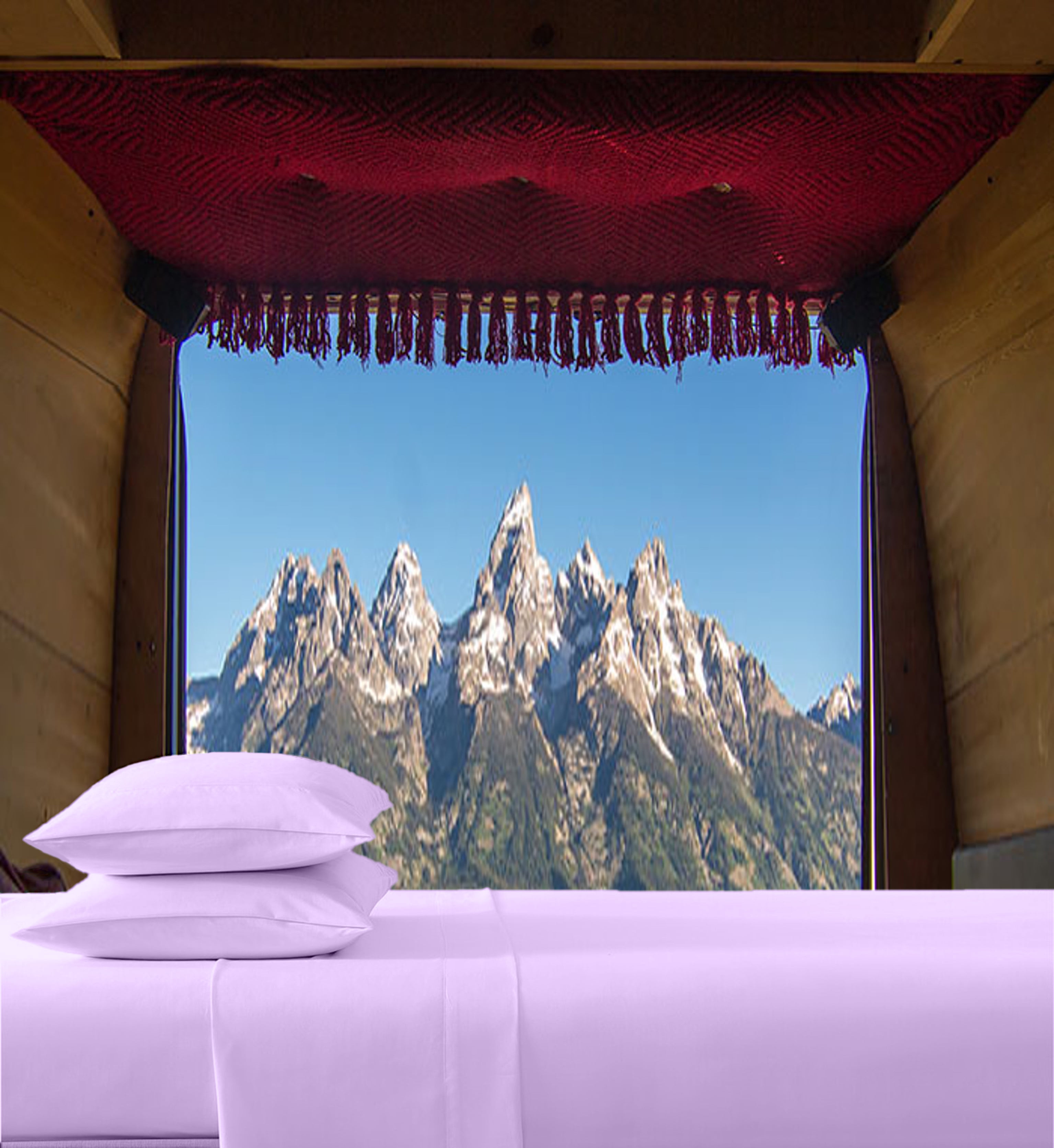 ABORN (48" X 75") Three Quarter 800 Thread-Count 100% Egyptian Cotton 8 ...