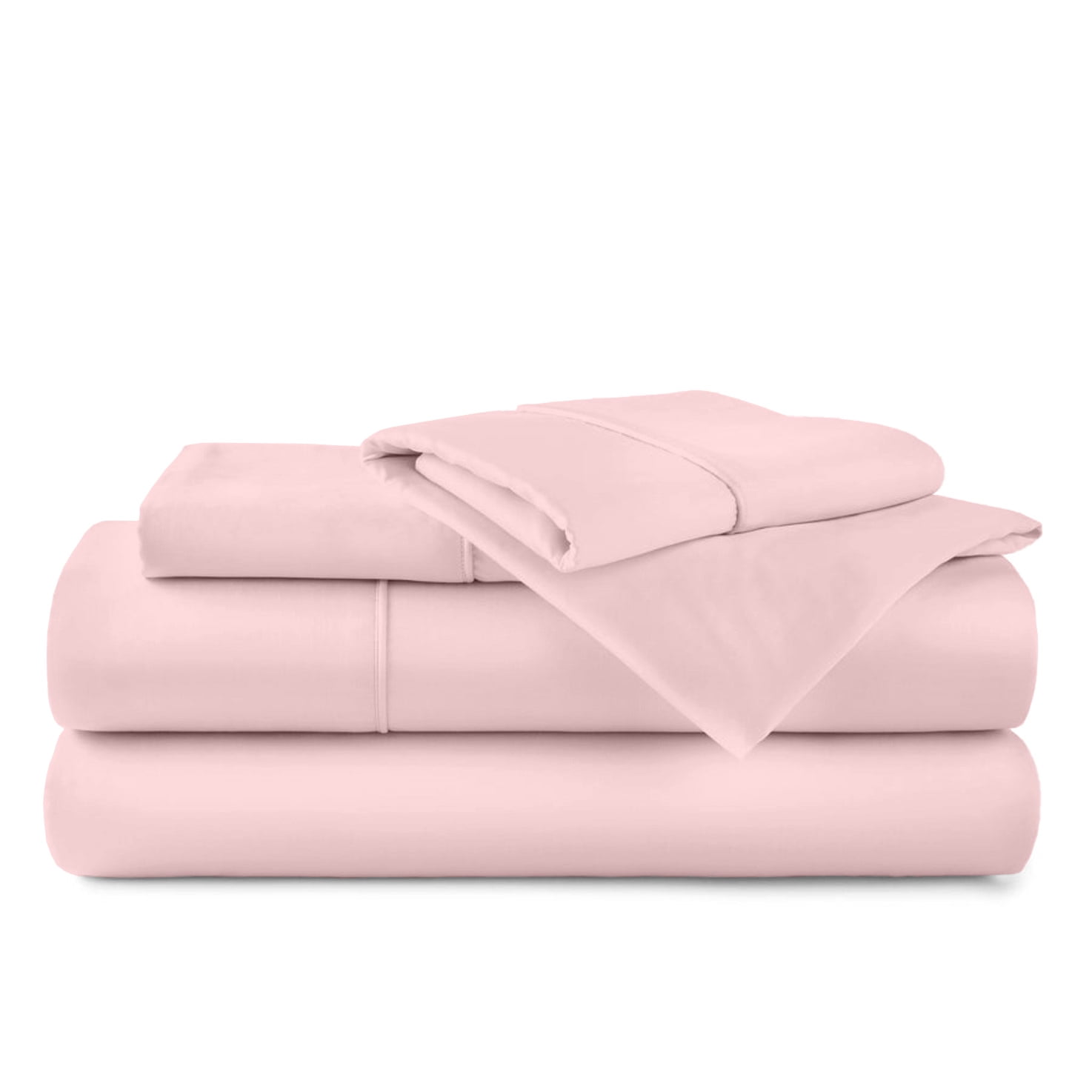 ABORN 600 Thread Count 100% Egyptain Cotton Adult Bedsheets Set, Pink ...
