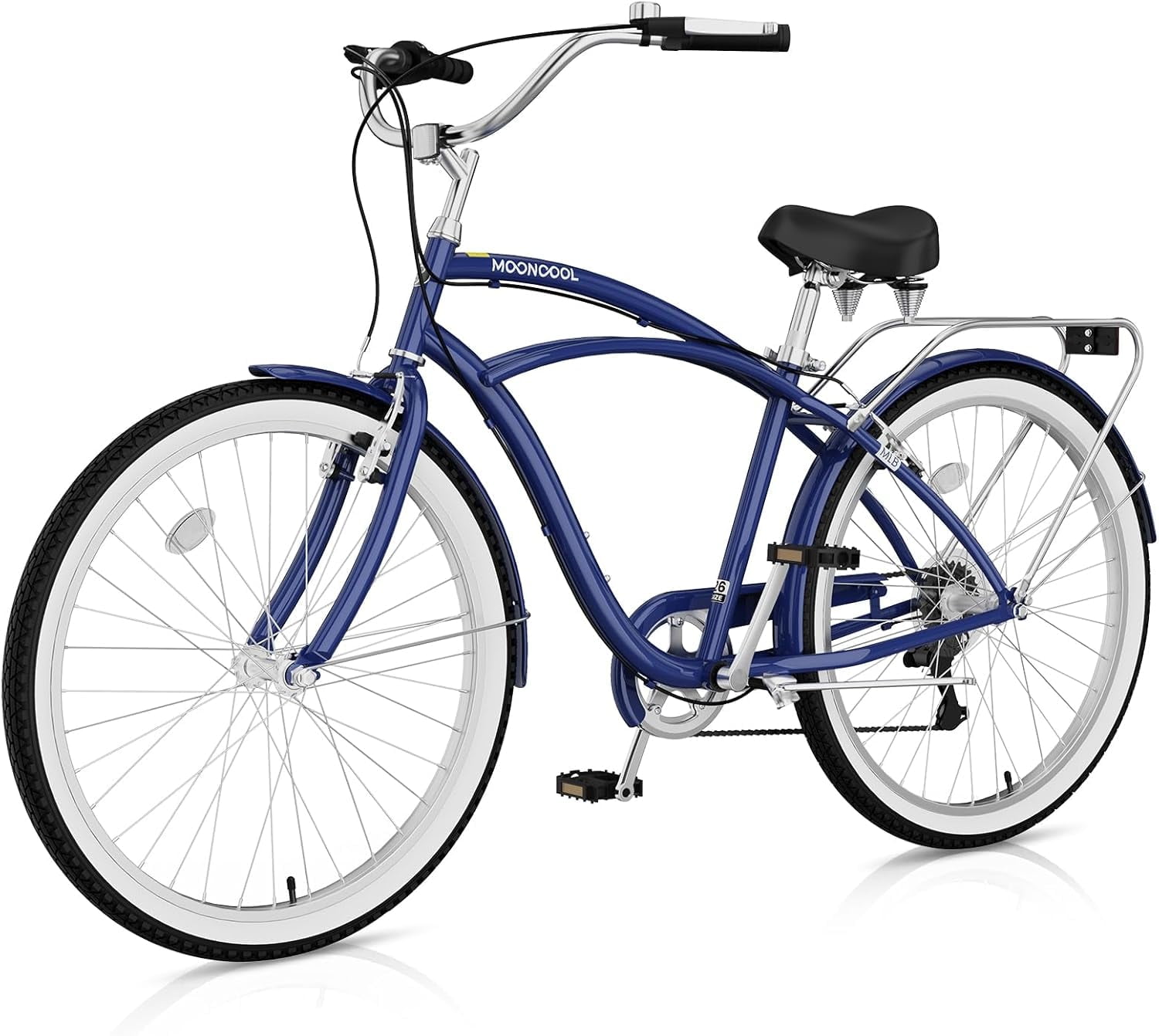 ABORON 26" Beach Cruiser Bike Women Men, Lightweight Adult Cruiser Bike ...